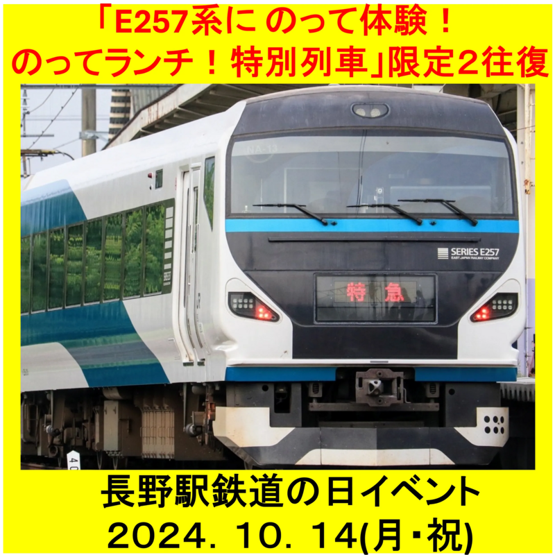 車掌体験プランもあり！「E257系にのって体験！のってランチ！特別列車」を開催！ | JREメディア
