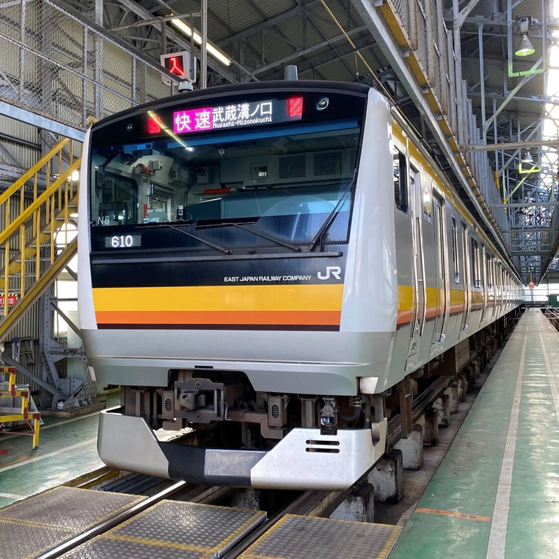 検修庫で開催！ 南武線E233系8000番代･南武支線205系撮影会 in鎌倉車両センター中原支所を開催！ | JREメディア